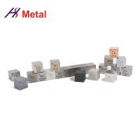 China Molybdenum Metal Cube Crafts Titanium Niobium Cube Molybdenum Nickel Iron Copper Block for sale