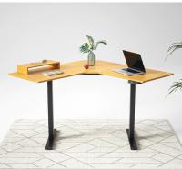 China L Shape Home Office Desk Corner Standing Desk Metal Iron Waterproof Eco-friendly Partical Board for sale