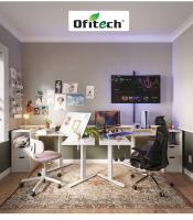 China L Shape Home Office Desk Corner Standing Desk Metal Iron Waterproof Eco-friendly Partical Board for sale