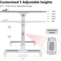 China Waterproof Wooden Manual Height Adjustable Desk for Luxury CEO Work Meeting in Office for sale