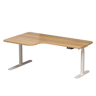 China Triple Motor Electric L-Shaped Desk for Custom Design and Adjustable Height in 100 V/Hz for sale