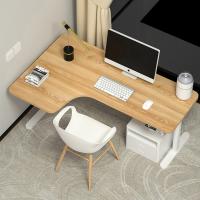 China Triple Motor Electric L-Shaped Desk for Custom Design and Adjustable Height in 100 V/Hz for sale