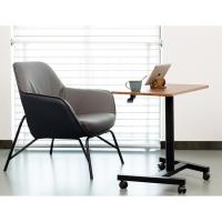 China Modern Black Wood Grain Pneumatic Executive Director Height Adjustable Desk Furniture for sale