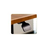 China Modern Black Wood Grain Pneumatic Executive Director Height Adjustable Desk Furniture for sale