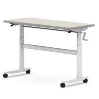 China Modern Style Tea Caffe White Wooden Table 5 ft Height Adjustable for Office Cafe or Bar for sale