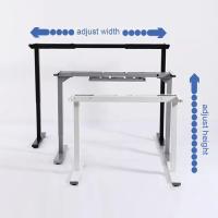 China Height Adjustable PANEL Desk Frame 2 Stage Single Motor for Home Office in Wood Style for sale