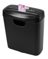 China Manual Paper Shredder 6 Sheets Strip Cut Mini Plastic Shredder Affordable and Durable for sale