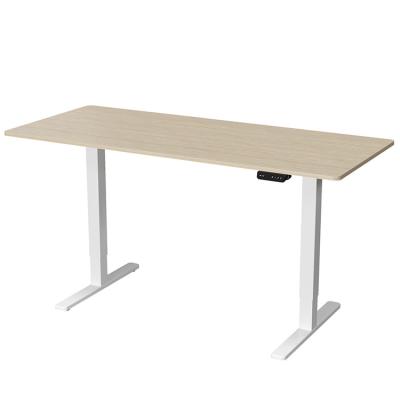 China Height Adjustable Electric Luxury Wooden Game Computer Table for CEO Work Meeting for sale