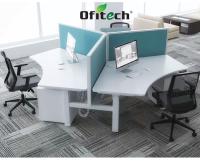 China Metal Type Iron Electric L Shape Standing Desk Frame for Height Adjustable Workstation for sale