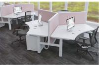 China Metal Type Iron Electric L Shape Standing Desk Frame for Height Adjustable Workstation for sale