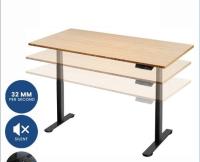 China Height Adjustable Desk Frame Electric Standing Single Motor Iron Table for Home Office for sale