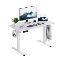 China Luxury Design Home Standing Table with Metal Frame and Electric Height Adjustment for sale