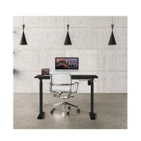 China Electric Lift Up Coffee Table for Home Office Adjustable Height Black Metal 0.98mm/s for sale