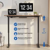 China Height Adjustable Electric Dual Motor Sit Stand Table for Office Furniture for sale