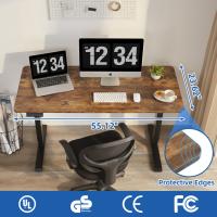 China Height Adjustable Electric Dual Motor Sit Stand Table for Office Furniture for sale