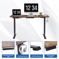 China Height Adjustable Electric Dual Motor Sit Stand Table for Office Furniture for sale