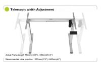 China Wooden Office Furniture Height Adjustable Electric Lifting Desk for Home and School for sale