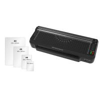 China Office Essential Custom Laminating Machine for A4 Paper Glossy Black 363x140x79mm for sale