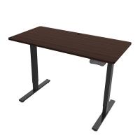 China Black Metal Iron Office Standing Desk Electric Sit To Stand Table For Home Office for sale