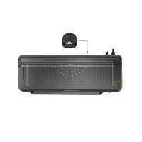 China Office Essential Custom Laminating Machine for A4 Paper Glossy Black 363x140x79mm for sale