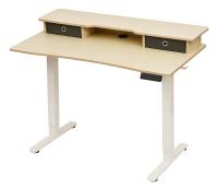 China Storable Standing Desk Adjustable Single Motor Sit Stand Desk For Home Office for sale