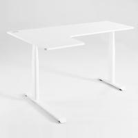 China Anti-Collision Wooden L Shaped Desk Table for CEO Office in Custom 2023 Modern Design for sale