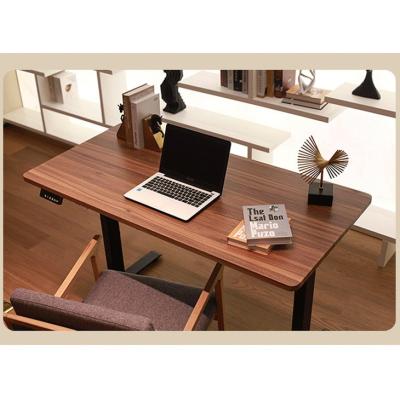 China Adjustable Height Wooden Grain Electric Conference Desk for Living Room Event Table for sale
