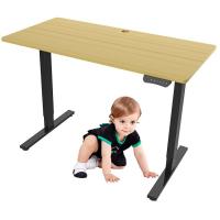 China Vintage Rustic Electric Height Adjustable Work Station for Modern Office Design Style for sale