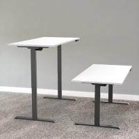 China Custom White Electric Height-Adjustable Desk Lift Up Coffee Table for Home Office for sale
