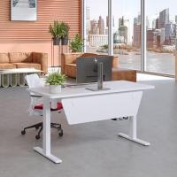 China Electric Height Adjustable Custom Wood Grain Office Desk Furniture for Executive Directors for sale