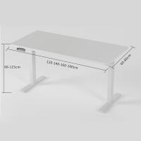 China Electric Height Adjustable Custom Wood Grain Office Desk Furniture for Executive Directors for sale