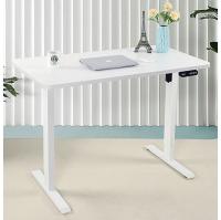 China Height Adjustable Wooden White Electric Conference Desk for Industrial Coffee Station for sale