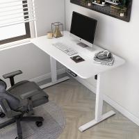 China Height Adjustable Wooden White Electric Conference Desk for Industrial Coffee Station for sale