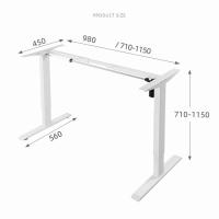 China Height Adjustable Wooden White Electric Conference Desk for Industrial Coffee Station for sale