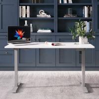 China 710mm Height Outdoor Electric Desk with Lifting Mechanism and Black Wood Style PANEL for sale