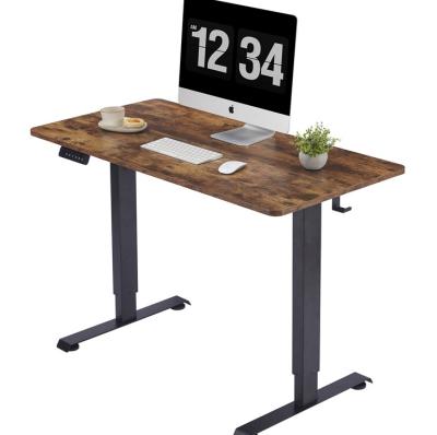 China Wooden Electric Standup Desk for Small Office Spaces 860 mm Height and Multifunctional for sale