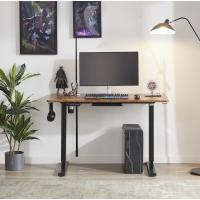 China Wooden Electric Standup Desk for Small Office Spaces 860 mm Height and Multifunctional for sale