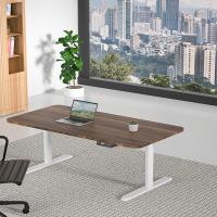 China 100 V/Hz Dual Motor Height Adjustable Desk Base Luxe Mid Century Modern Desk for Home for sale