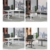 China 100 V/Hz Dual Motor Height Adjustable Desk Base Luxe Mid Century Modern Desk for Home for sale