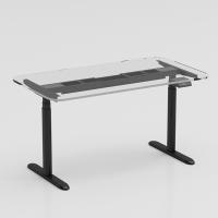 China 100 V/Hz Dual Motor Height Adjustable Desk Base Luxe Mid Century Modern Desk for Home for sale