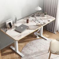 China SPCC Steel/Iron Frame Dual Motor Electric Height Adjustable Gaming Desk for Living Room for sale