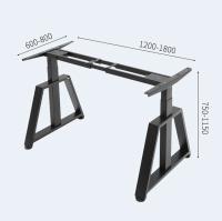 China 710mm Metal/Wooden Dual Motor Height Adjustable Electric Coffee Table for Smart Office for sale