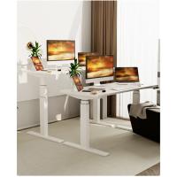 China Modern Office Furniture Dual Motor Electric Height Adjustable Executive Director Desk for sale