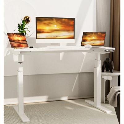 China Commercial Furniture Height Adjustable Double Motor Electric Table for School Students for sale
