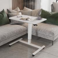 China Luxe Nordic Wood Style Home Office Pneumatic Height Adjustable Desk for Unique Coffee for sale