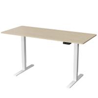 China Modern Design Electric Height Adjustable Gaming Desk for Living Room Walnut Wooden Smart for sale