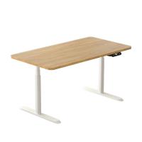 China Suppliers Home Modern Luxury Wooden Coffee Standing Table Dual Motor Height Adjustable for sale