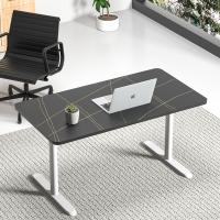 China Suppliers Home Modern Luxury Wooden Coffee Standing Table Dual Motor Height Adjustable for sale