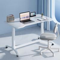 China Custom 2023 Design Sit Standing Study Table for Adult Waterproof Wooden Laptop Desk for sale