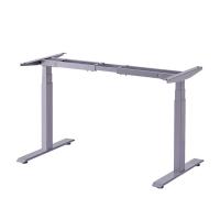 China General Commercial Furniture Wood Grain White Electric Standing Desk for Teachers for sale